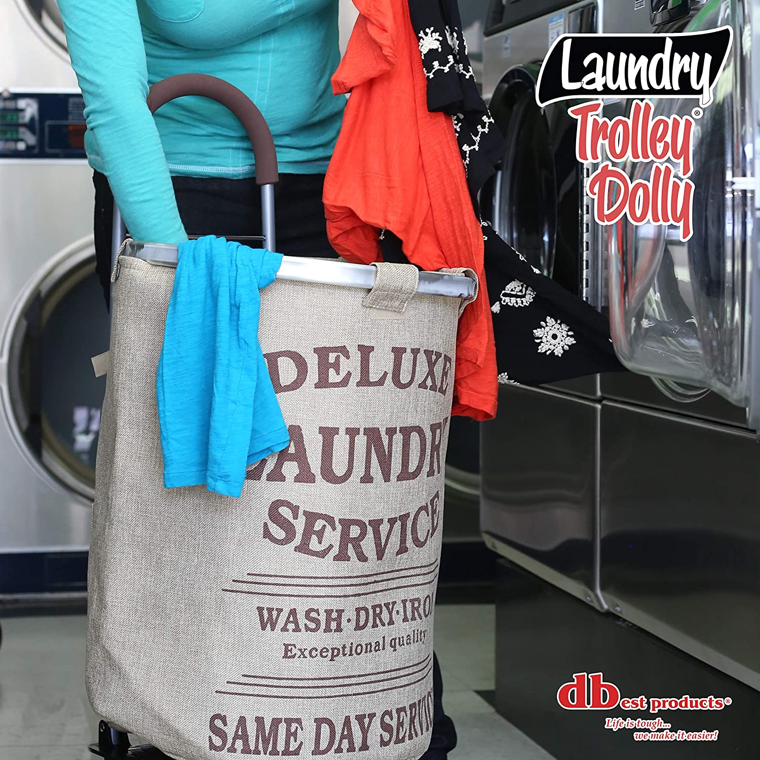 Laundry Trolley Dolly - dbest products