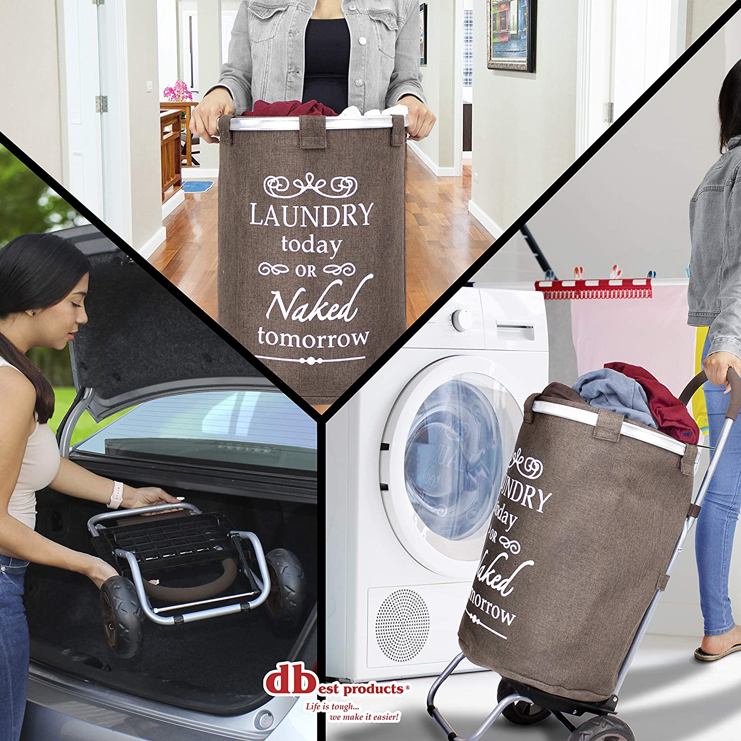 Laundry Trolley Dolly - dbest products