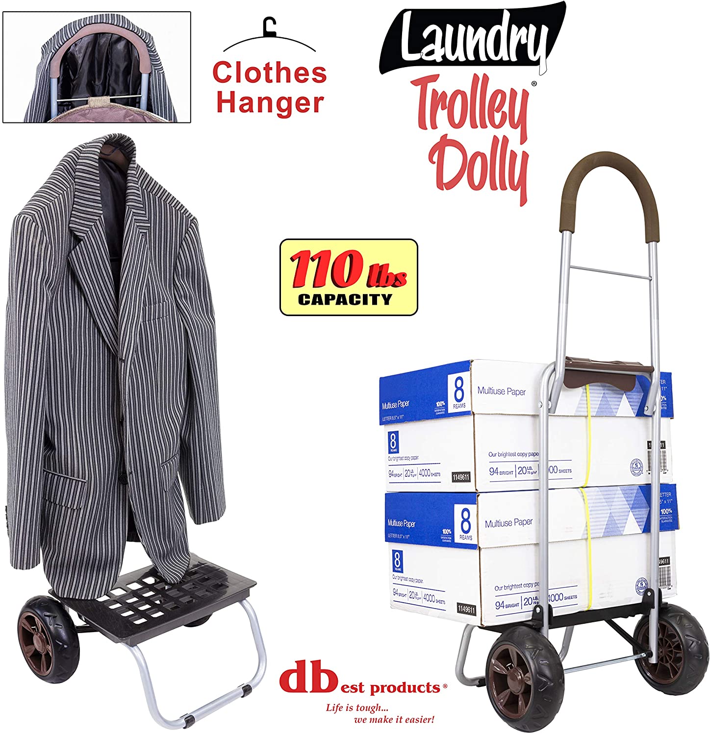 Laundry Trolley Dolly - dbest products