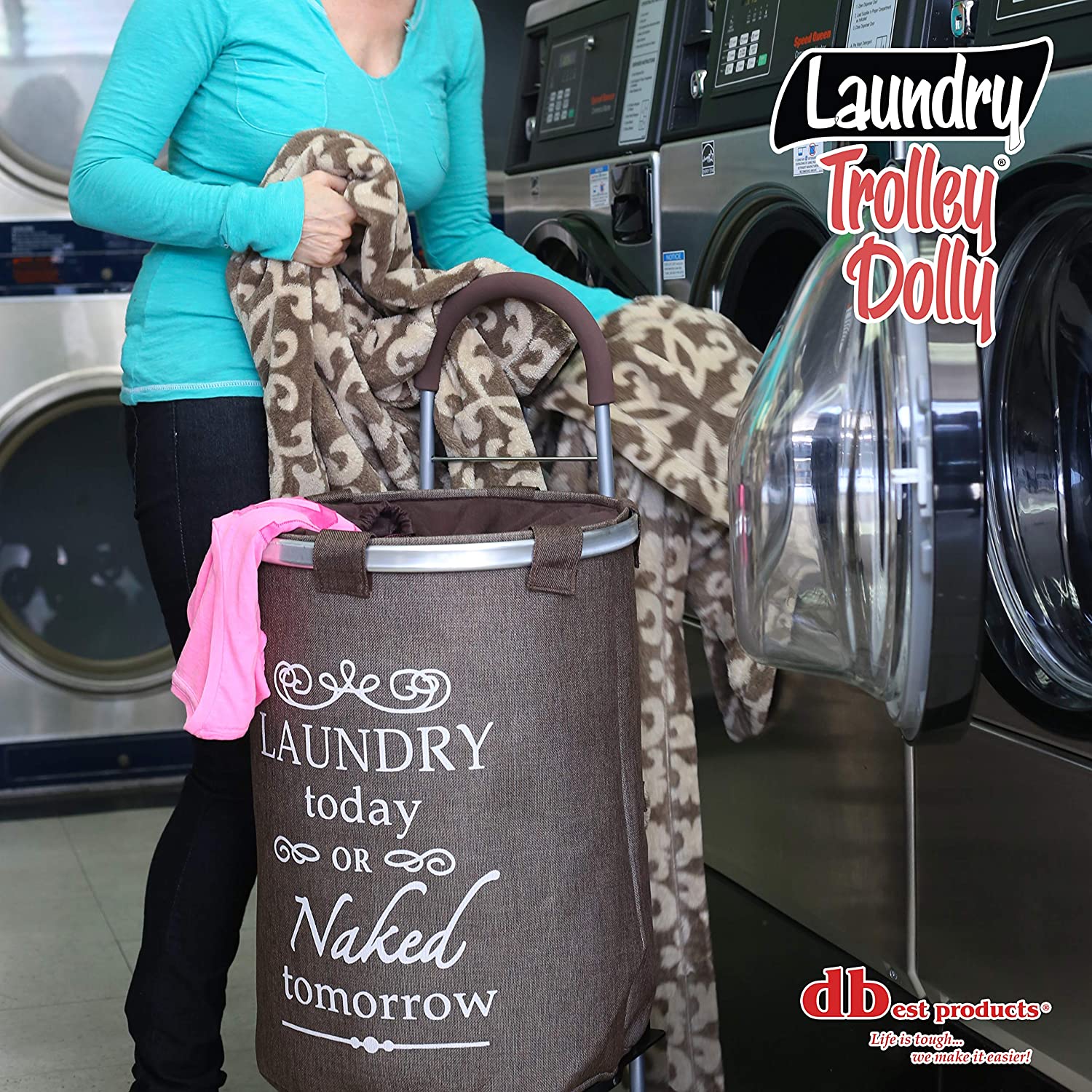 Laundry Trolley Dolly - dbest products