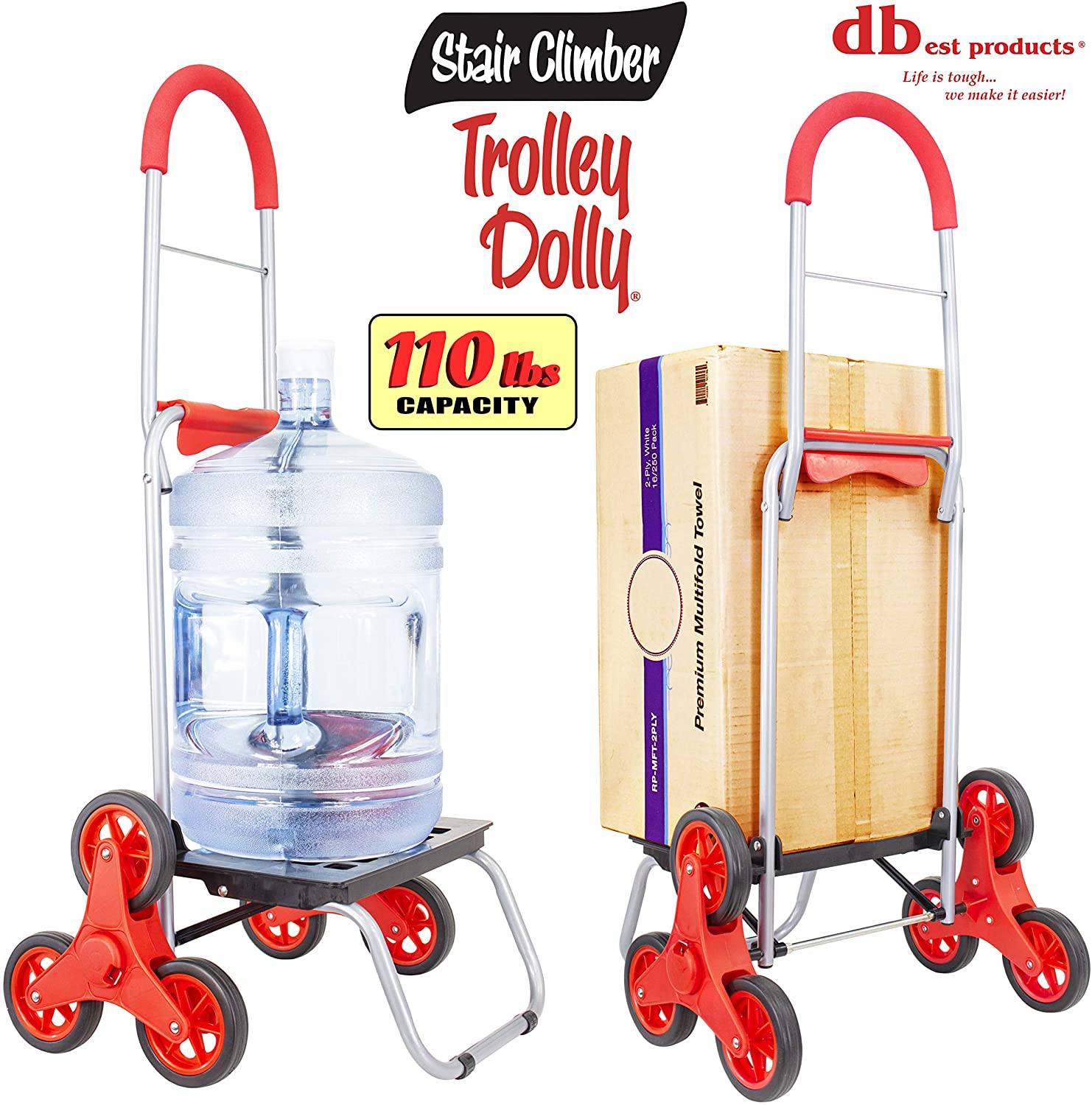 Stair Climber Trolley Dolly - dbest products