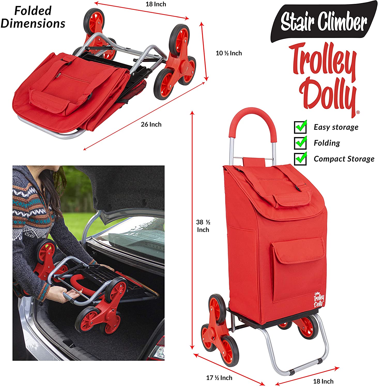Stair Climber Trolley Dolly - dbest products