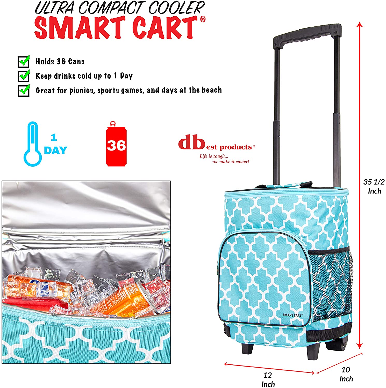 Ultra Compact Cooler Smart Cart® - dbest products